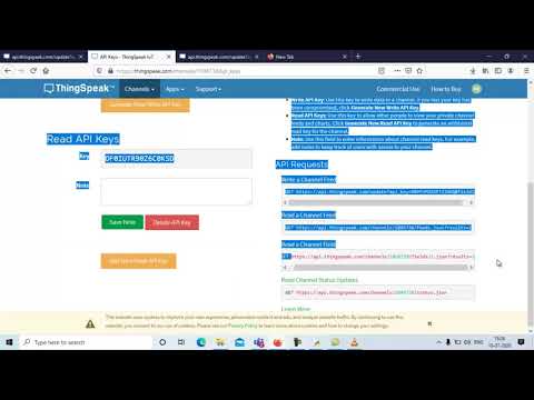 Python code in desktop to access thinkspeak channel(vit group)