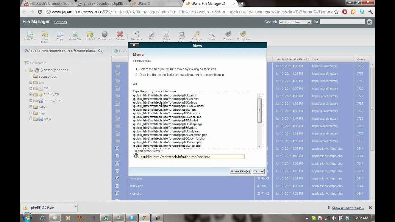 How to install phpbb3