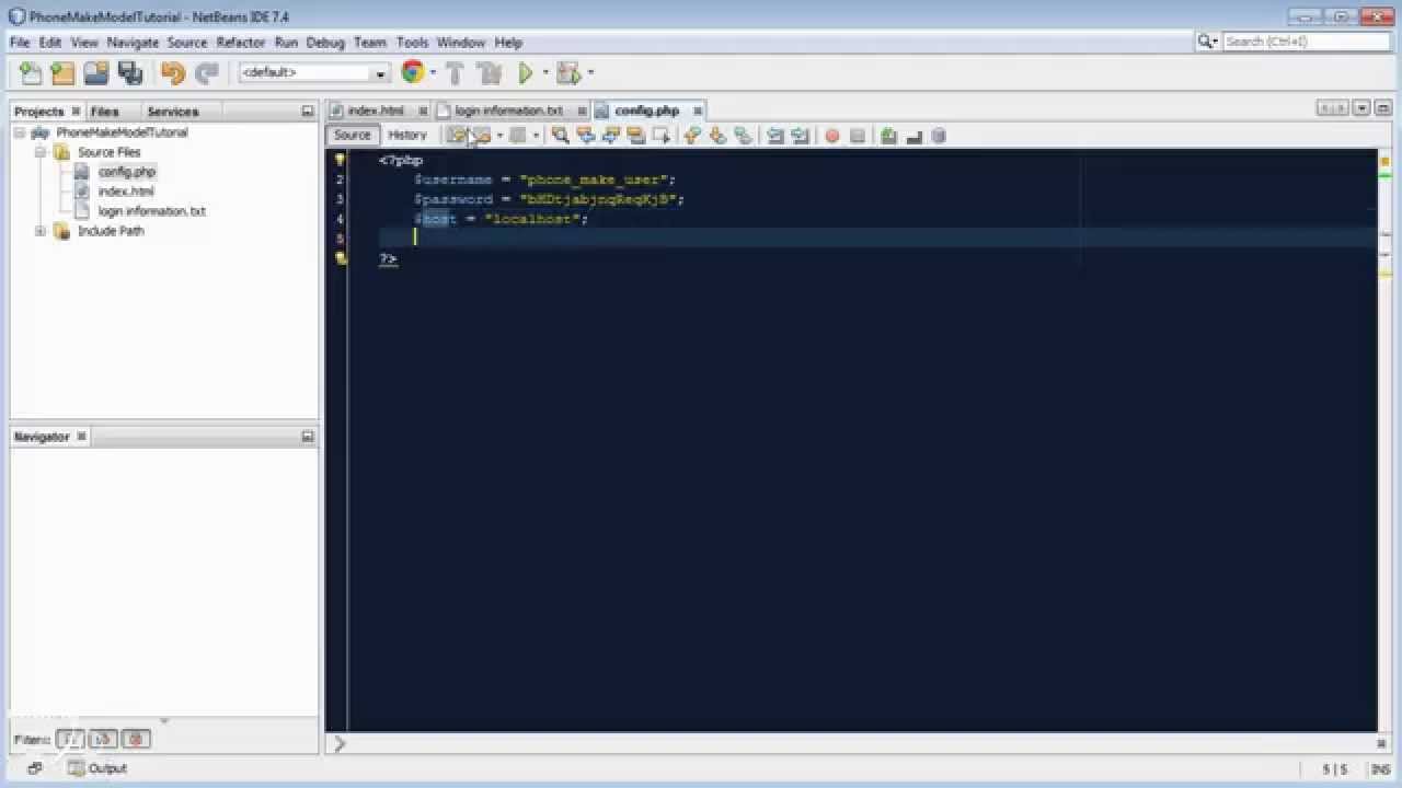 Dynamic Dropdown in HTML - 4: Connect to the database via PHP