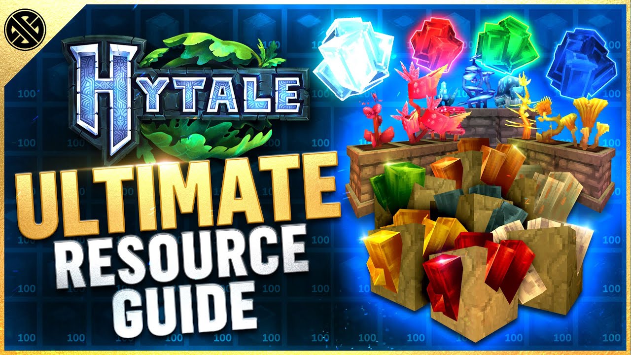 Hytale - Ultimate Resource Guide | Where To Find EVERY Important Resource