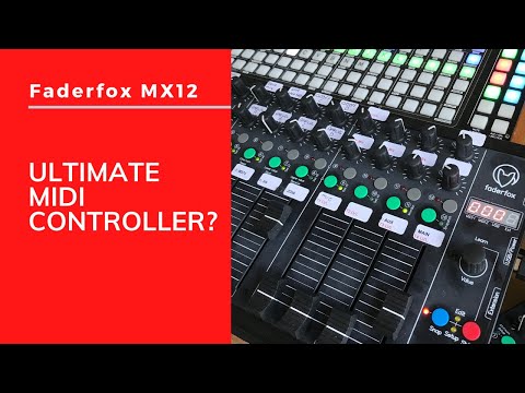 Faderfox MX12 USB MIDI Mixer Controller | Reverb