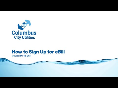 How to Sign Up for eBills (revised 6-16-25)