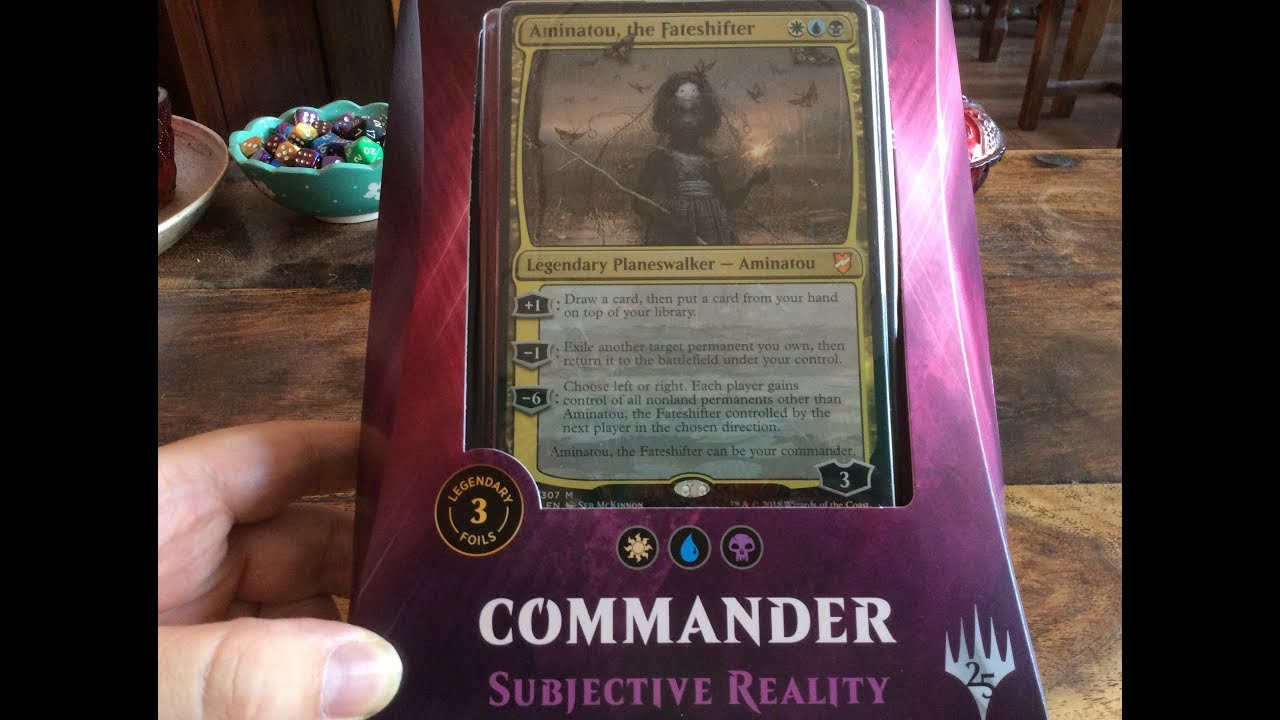 MTG Commander 2018: Subjective Reality Opening!