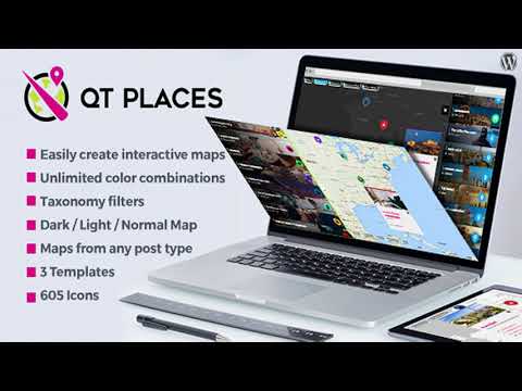 QT Places: Interactive Responsive Google Maps Wordpress Plugin | Codecanyon Scripts and Snippets