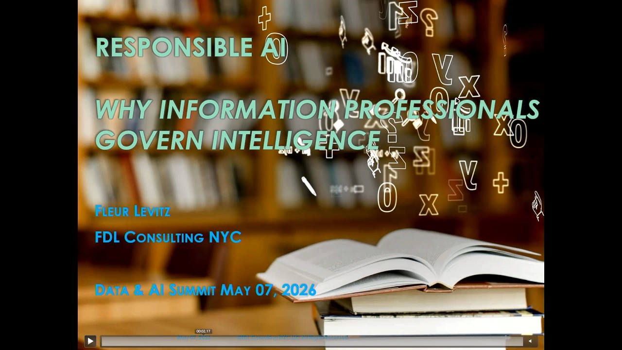 Responsible AI: Why Information Professionals Govern Intelligence