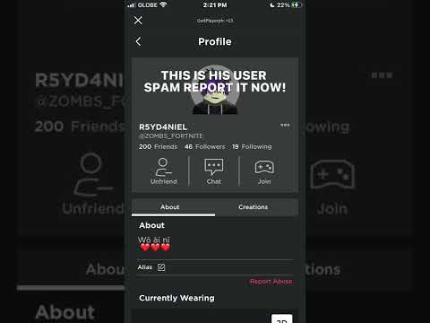 SPAM REPORT THIS SCAMMER NOW! #caughtoncamera #robloxscammer #roblox