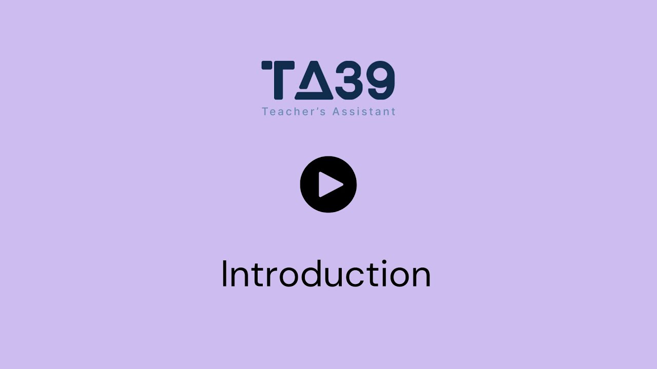 Training – TA39
