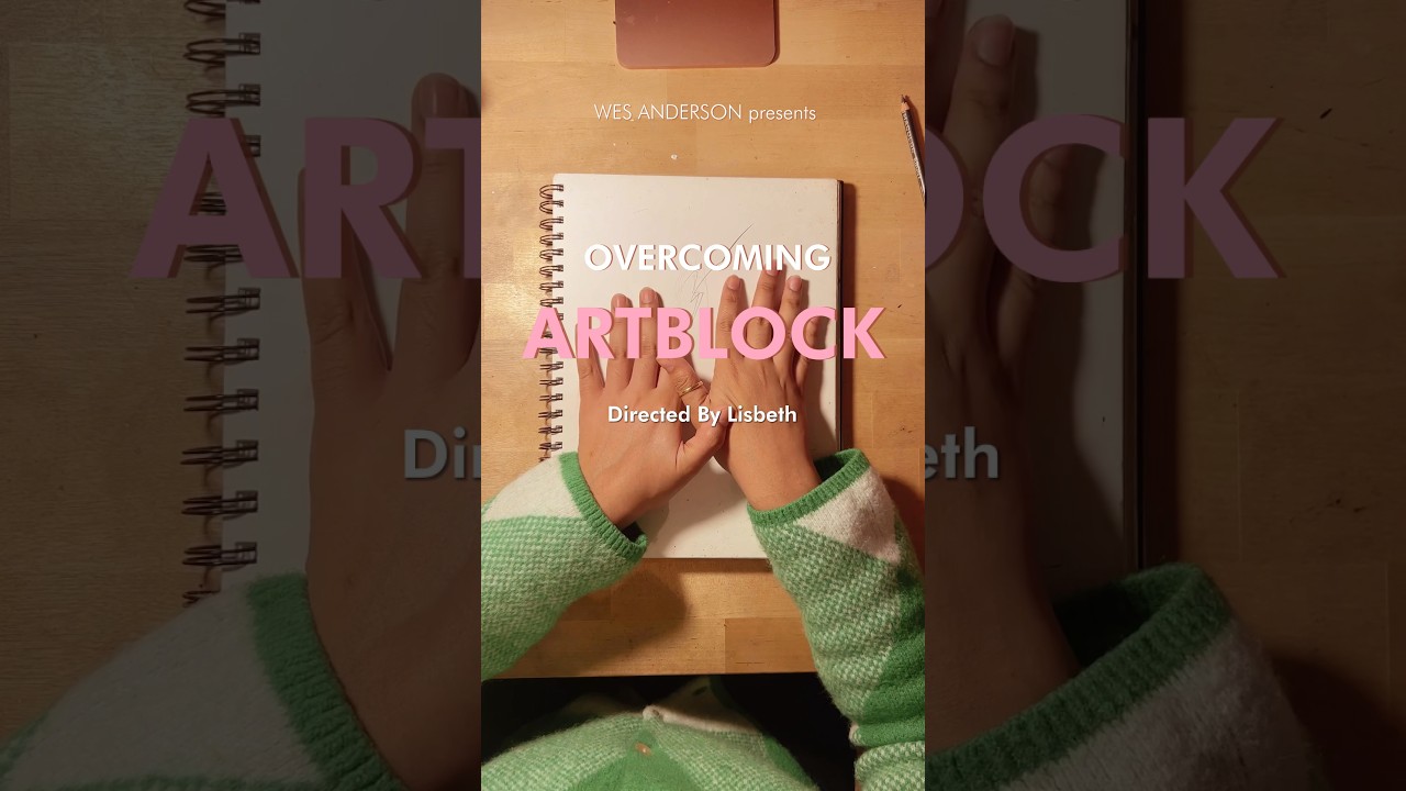 Overcoming Art Block✨ #artist #artist #artprocess #artblock #wesanderson