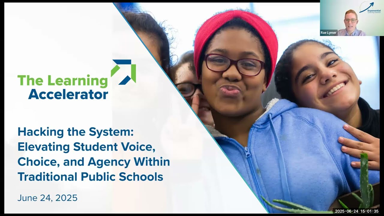 WEBINAR: Elevating Student Voice, Choice, and Agency Within Traditional Public Schools