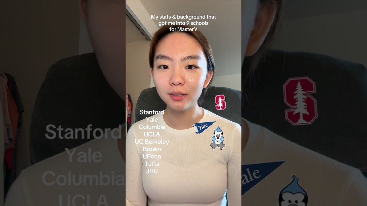 How I Got Into 9 Master’s Programs (Stanford, Yale, Upenn...)✨ My Stats & Background Revealed!