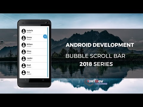 Learn Android Tutorial Studio Bubble Scroll Bar - Mind Luster
