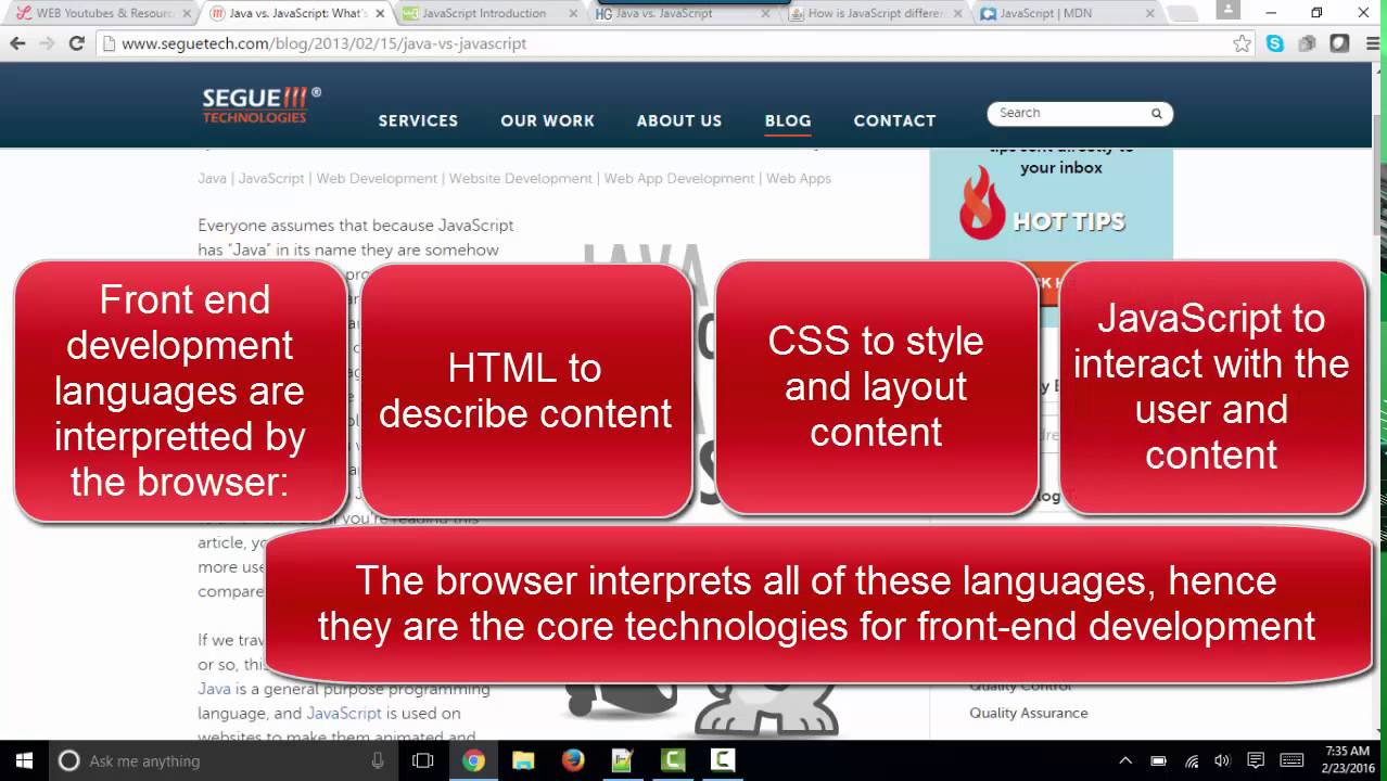 Java vs. JavaScript - what's the difference?