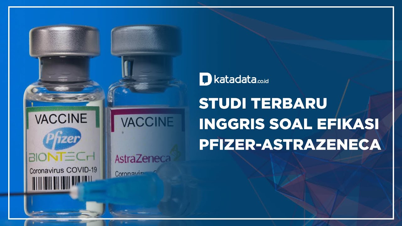 Studi Terbaru Inggris Soal Efikasi Pfizer-AstraZeneca | Katadata Indonesia