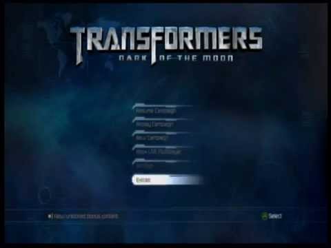 Transformers Dark of the Moon Extras unlockables and movies - Xbox 360