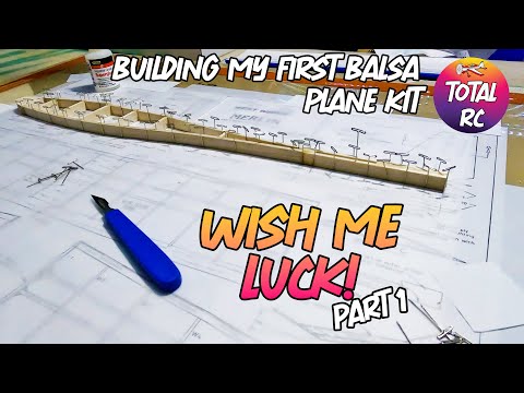 Building My First Balsa Model Plane Kit (West Wings Merlin) - Part 1