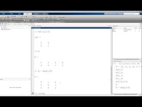 MATLAB Tutorial Lesson #03a: Introduction to Matrices in MATLAB