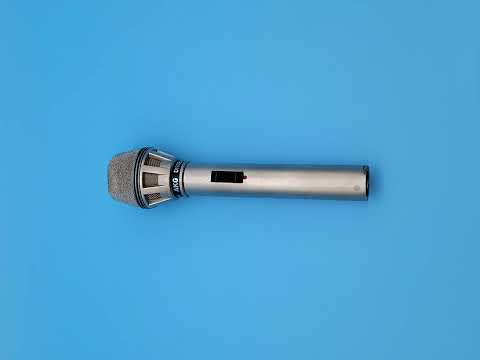 Vintage 1970s AKG D190ES Microphone w/ New Foam Installed - | Reverb
