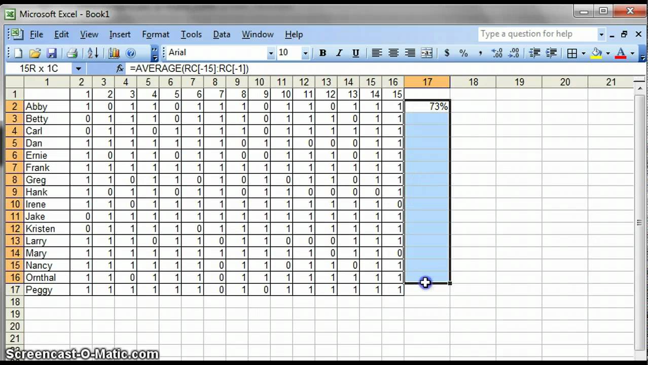 Simple Data Analysis for Teachers Using Excel