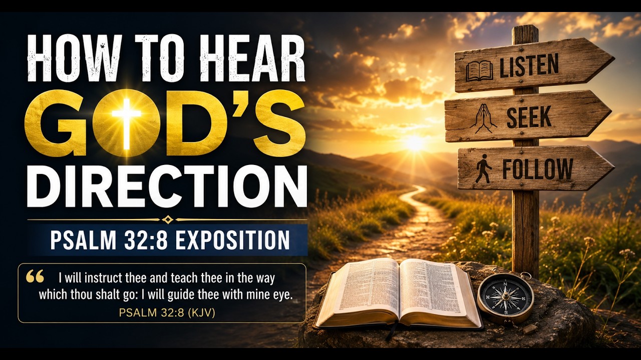 How to Hear God’s Direction Psalm 32:8