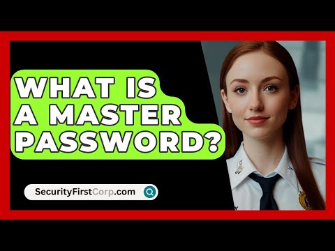 What Is A Master Password? - SecurityFirstCorp.com