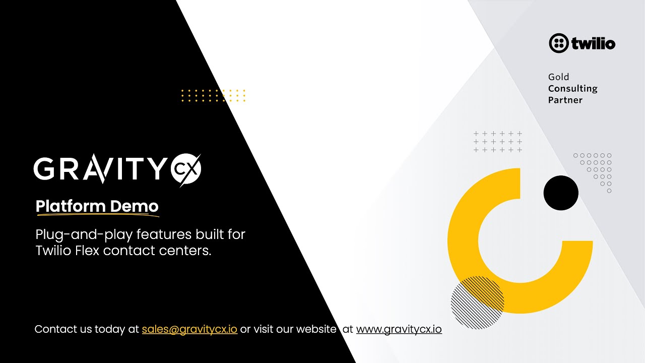 Gravity CX Platform Demo
