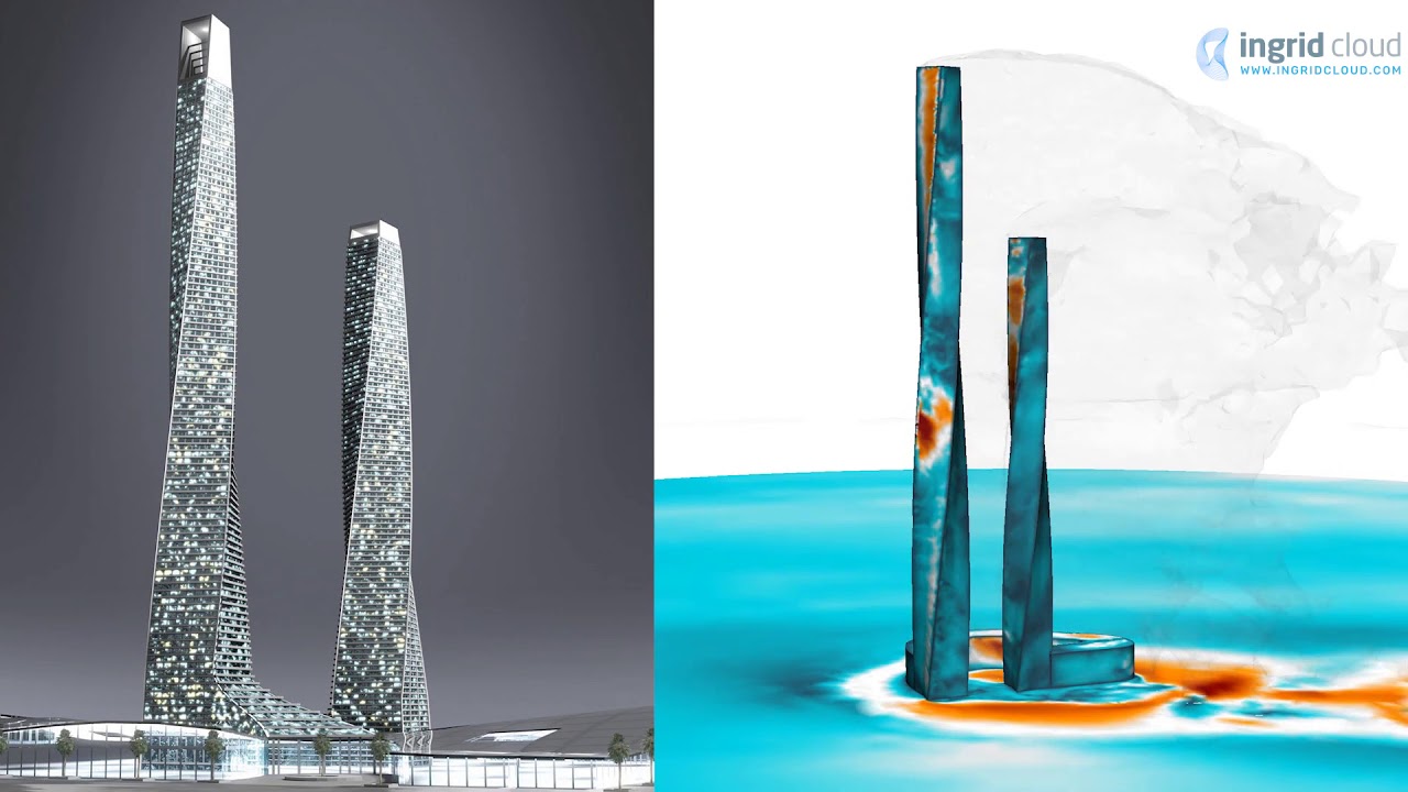 Wind Simulations for high rise Buildings