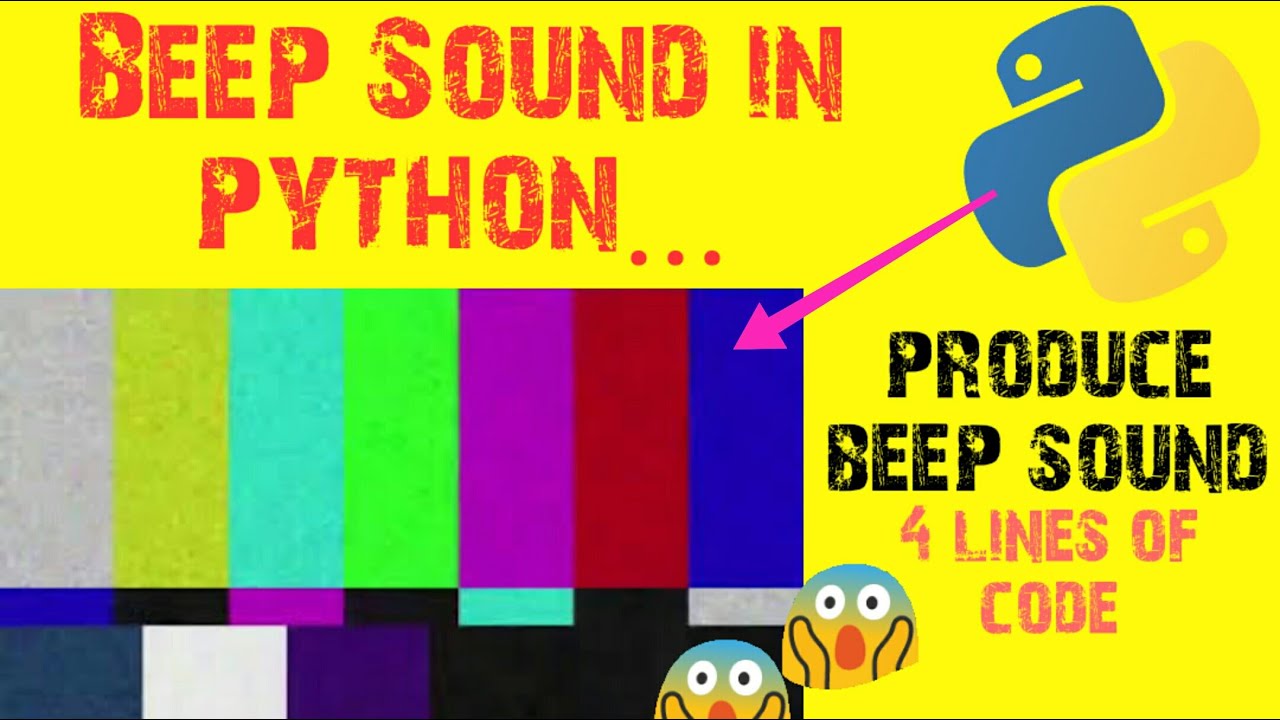 Produce Beep Sound in Python|Create Beep sound in IDEL python #python #pythonTricks #Beep #BeepSound