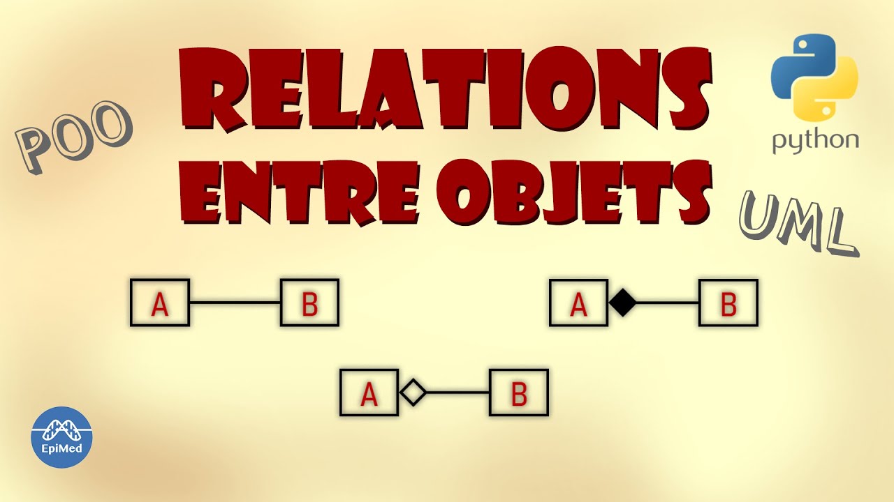 Délégation et relations entre objets en programmation orientée objet (UML et Python) | POO #04