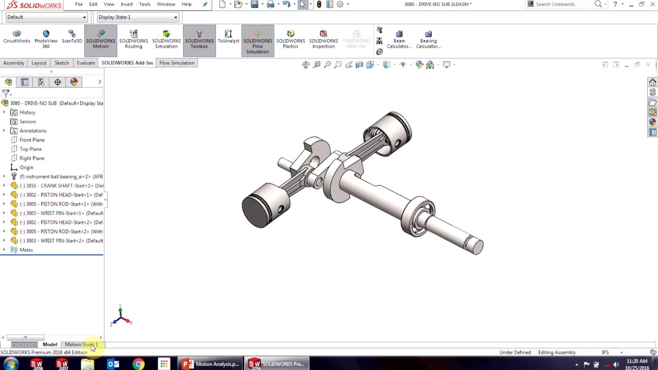 Introduction to Motion Analysis in SOLIDWORKS Simulation