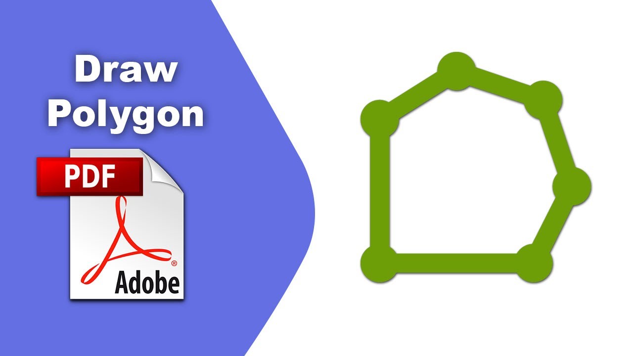 How to draw a polygon in a pdf file in a pdf file (Comment) using Adobe Acrobat Pro DC