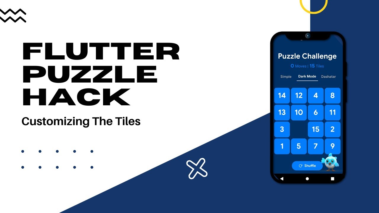 Create Custom Tiles - Flutter Puzzle Challenge