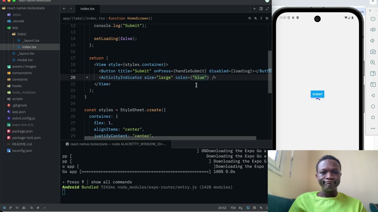 React Native Hack: Show a Loading Spinner in 10 Seconds