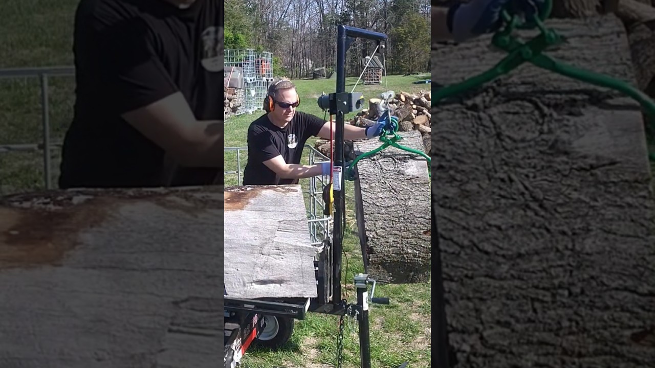 Log Lift Box-Store Splitter! #gorillabac #firewood