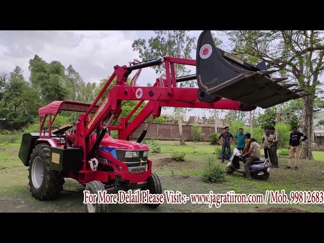 Agricultural Implements - Tractor Front End Loader with Grabber ...
