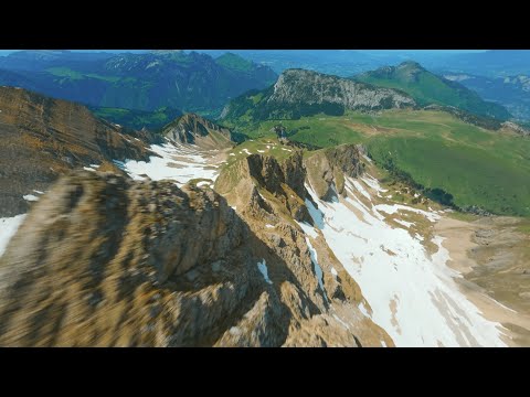DRONE FPV LONG RANGE |Summiting and diving Bargy mountain ranges 2438m Alt | 4K|