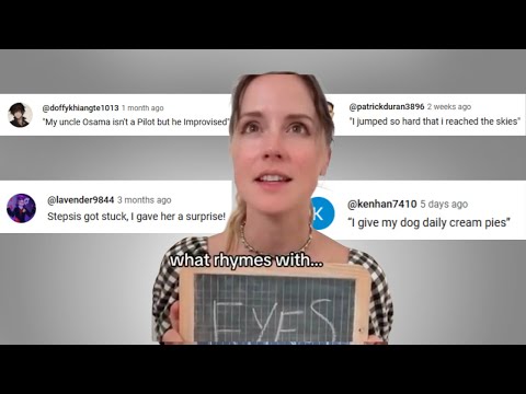 What rhymes with EYES Ani Brava's Wild Comment section