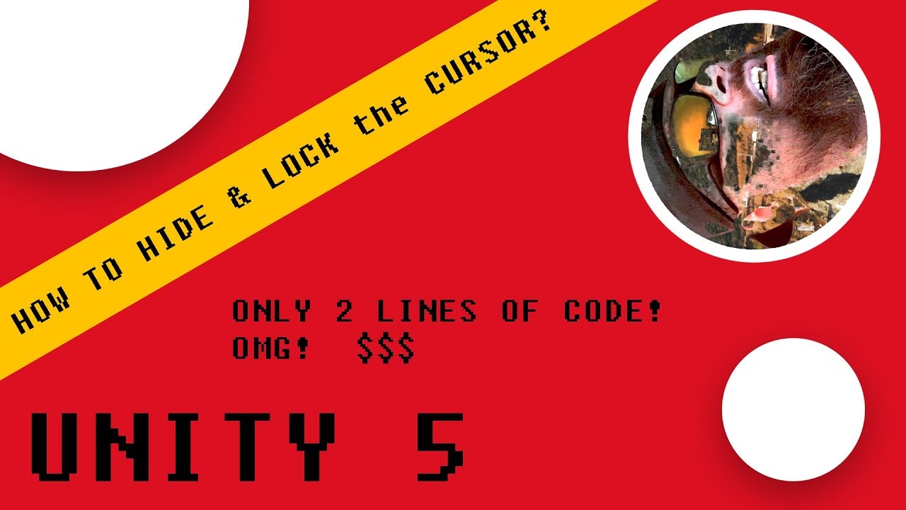 Ho to Hide and Lock the Cursor in Unity 5 | Beginner C# Tutorial