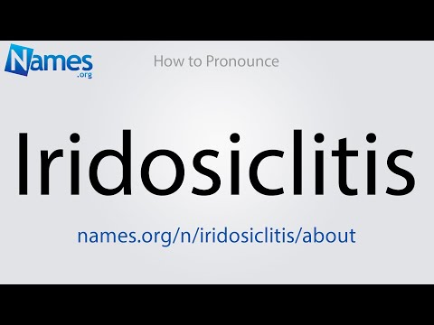 How to Pronounce Iridosiclitis