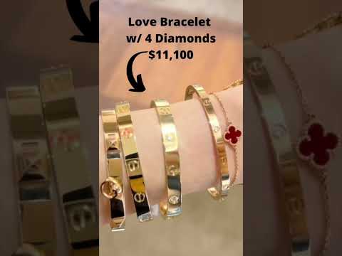 CARTIER LOVE BRACELET COMPARISON WITH PRICE | CARTIER LOVE BRACELETS SHORTS