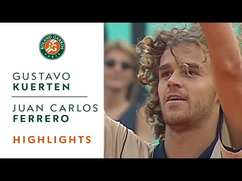 Gustavo Kuerten v Juan Carlos Ferrero Highlights - Men's Semifinal I Roland-Garros 2000