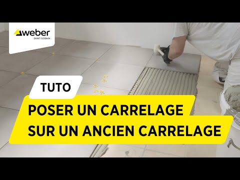 Comment poser un carrelage sur un ancien carrelage au sol ? | Weber