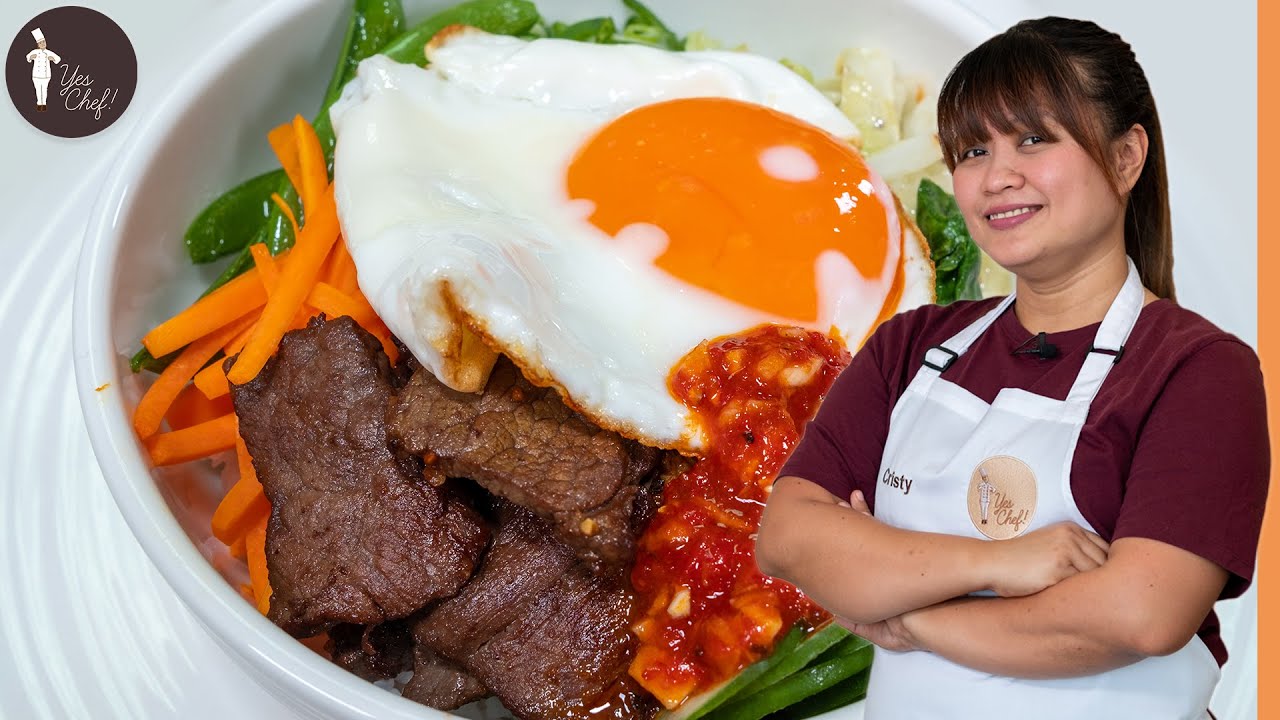 Bibimbap (Korean Mixed Rice) | Korean | Asian Recipe | Yes Chef