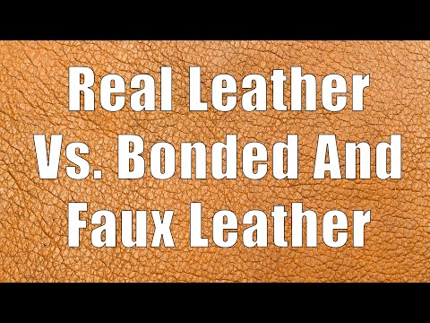 Real Leather vs Bonded and Faux Leather (DiTuro Productions, LLC)