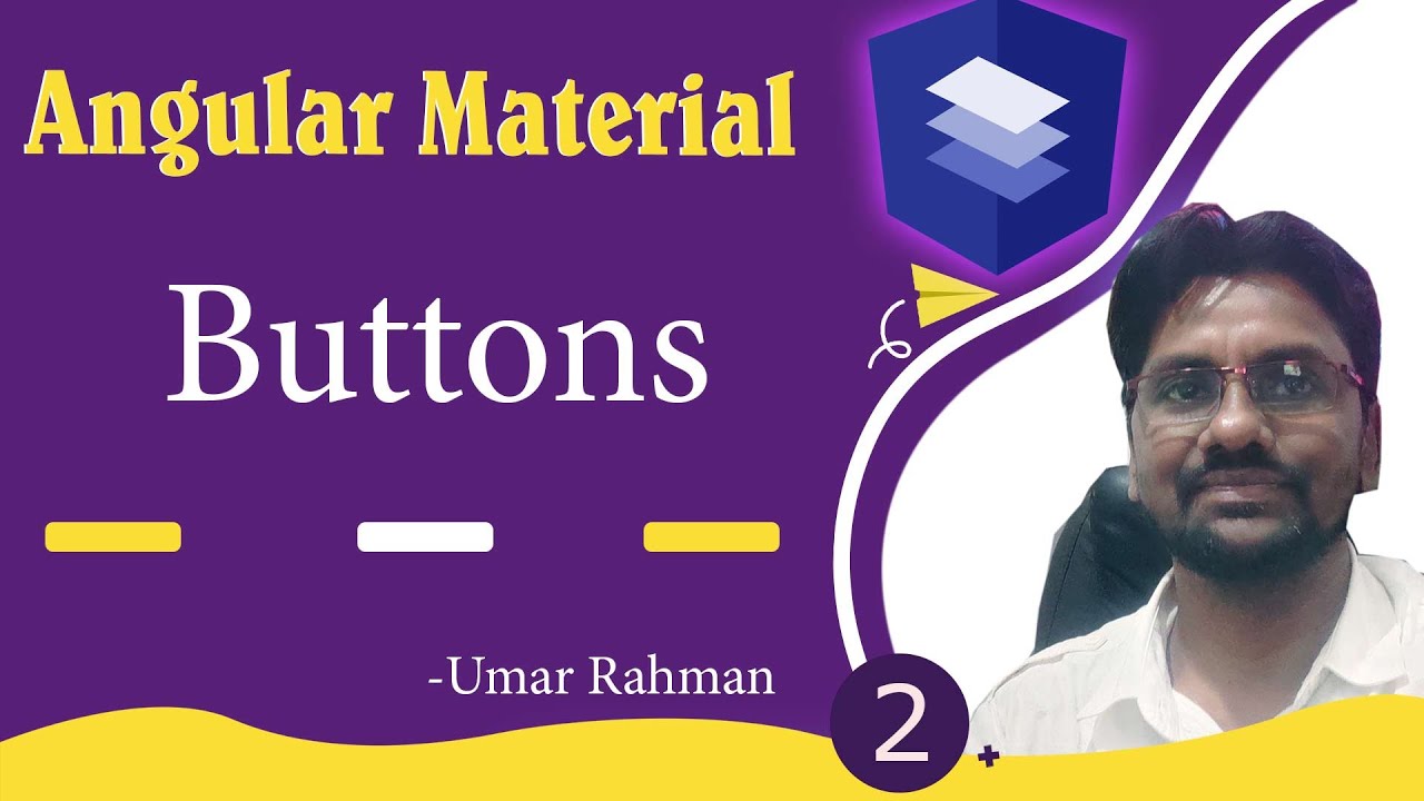 2.Angular Material Buttons | How to use Button Componenets in Angular Material 13 | Angular Tutorial