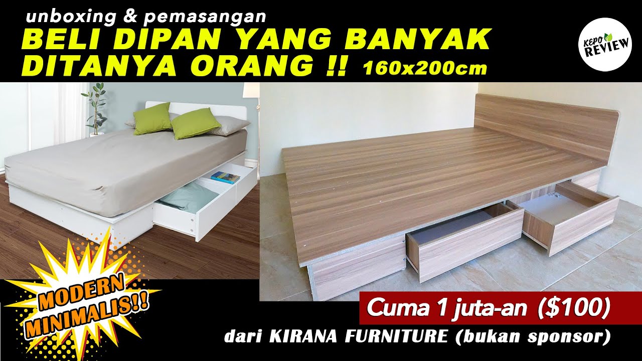 RAKIT RANJANG TIDUR / DIVAN 160 X 200cm | BISA UNTUK KASUR LATEX BUSA DLL