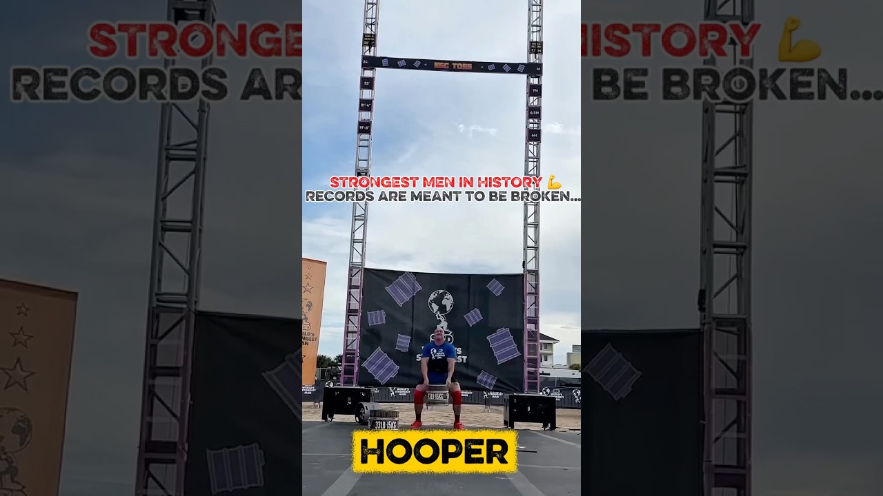 Keg Toss WORLD RECORD 💪 15kg over 25.5ft Hooper, Stoltman, Derwinsky