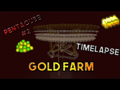 Gold Farm (Timelapse) + Shematica Minecraft Project
