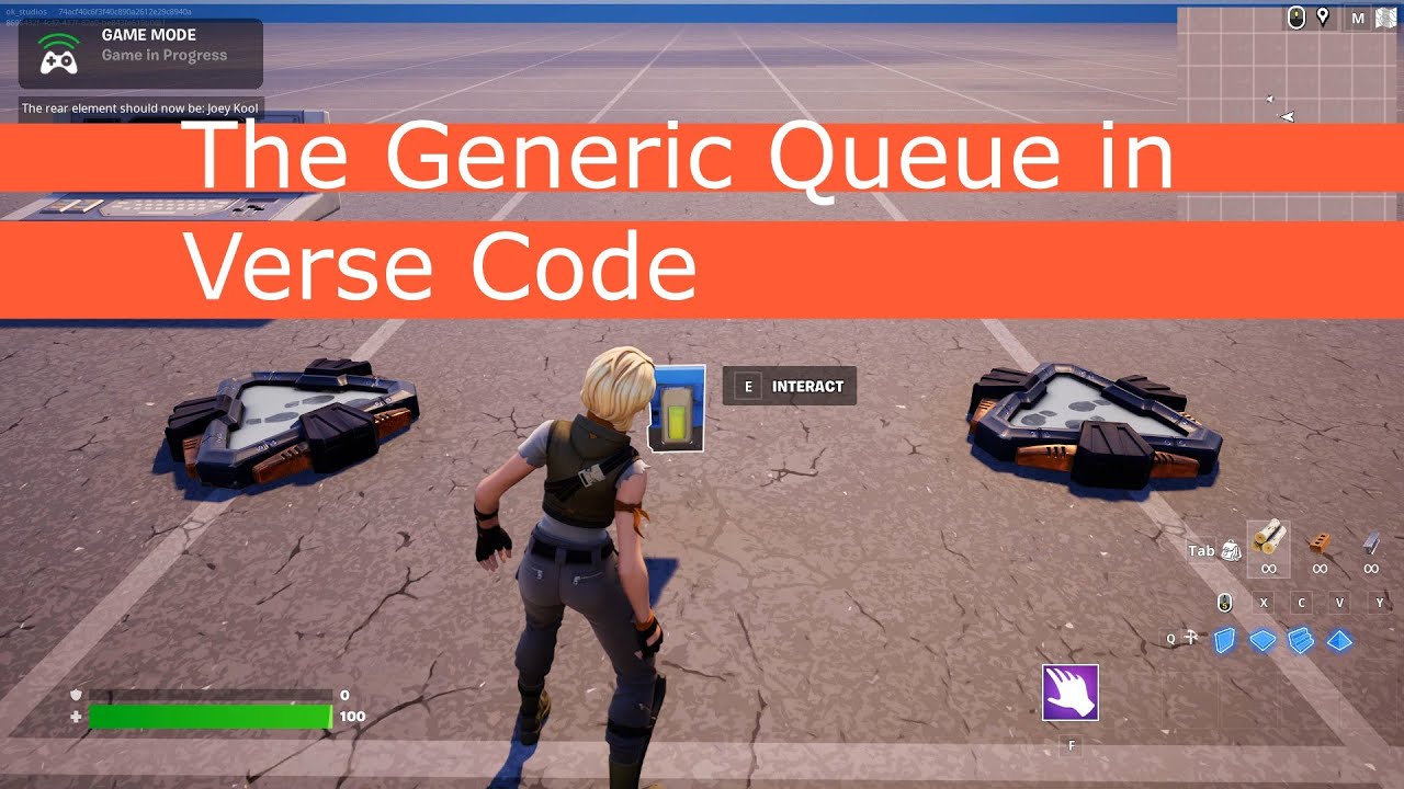 The Generic Queue in Verse Code