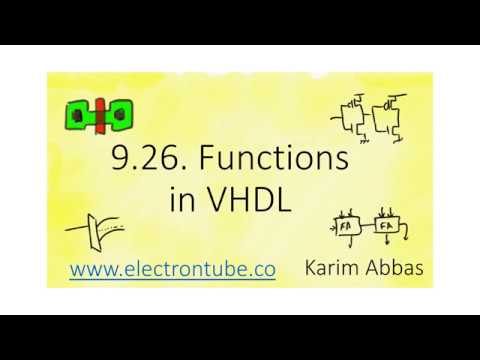 9.26. Functions in VHDL