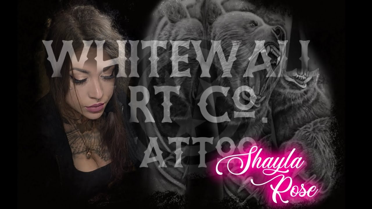 Watch This Grizzly Bear Tattoo Come to Life ][Whitewall Art Company][ Clarksville Tennessee 